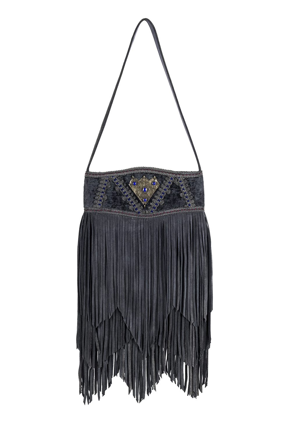 India-grey-bag – Bavash Design